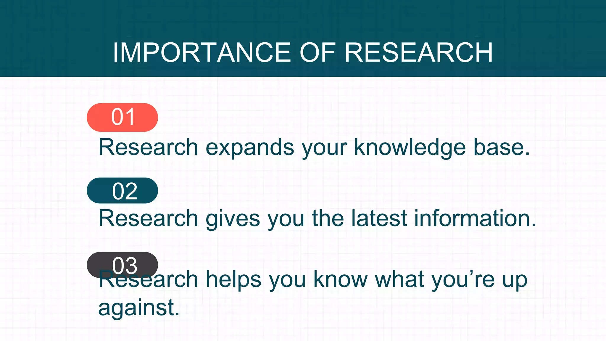 IMPORTANCE OF RESEARCH AND TECHNICAL TERMS USED IN RESEARCH.pptx
