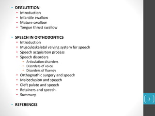 Importance of respiration, deglutition and speech in development of ...