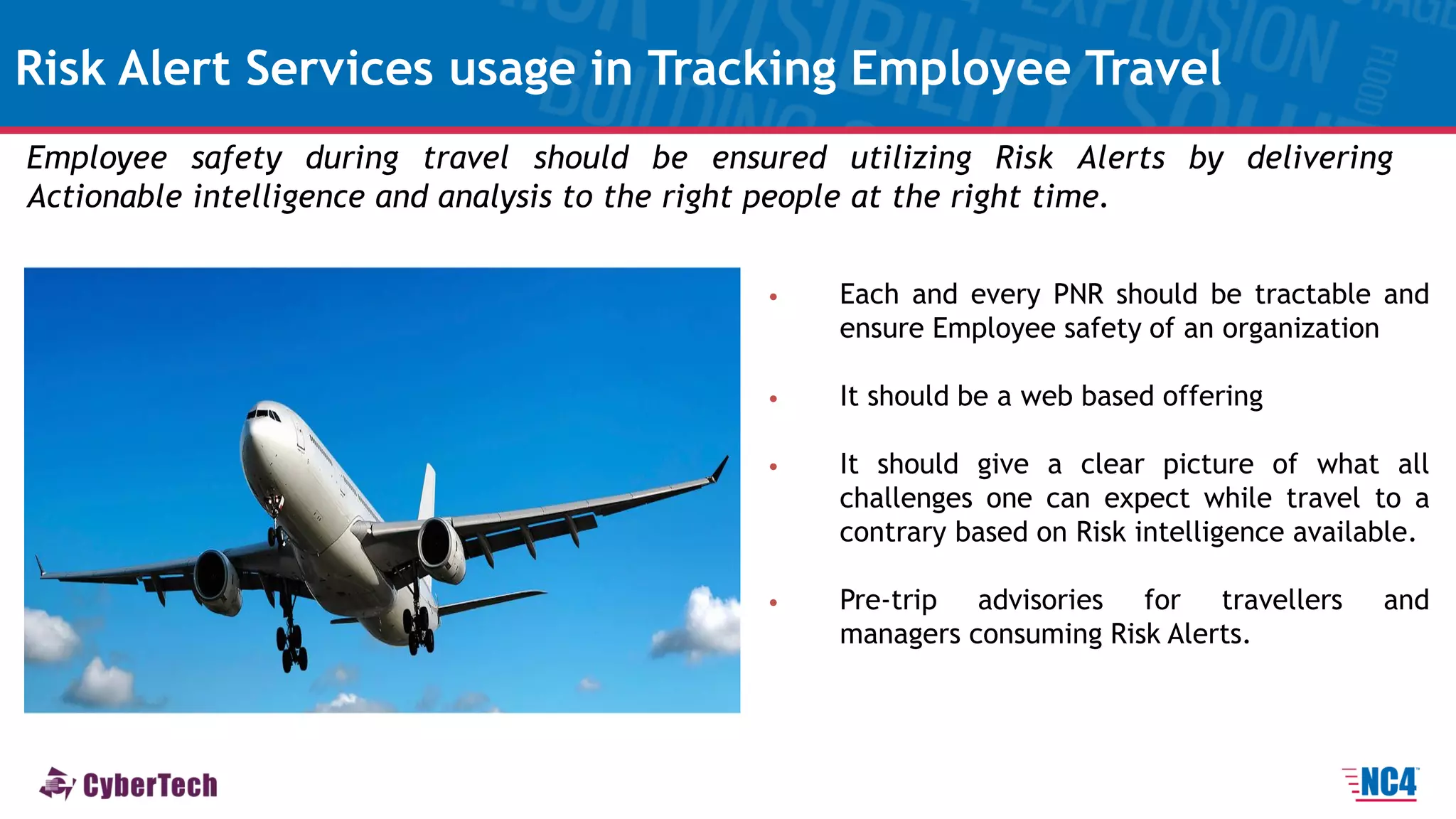 Importance of Risk alert services in Business Continuity Planning | PPT