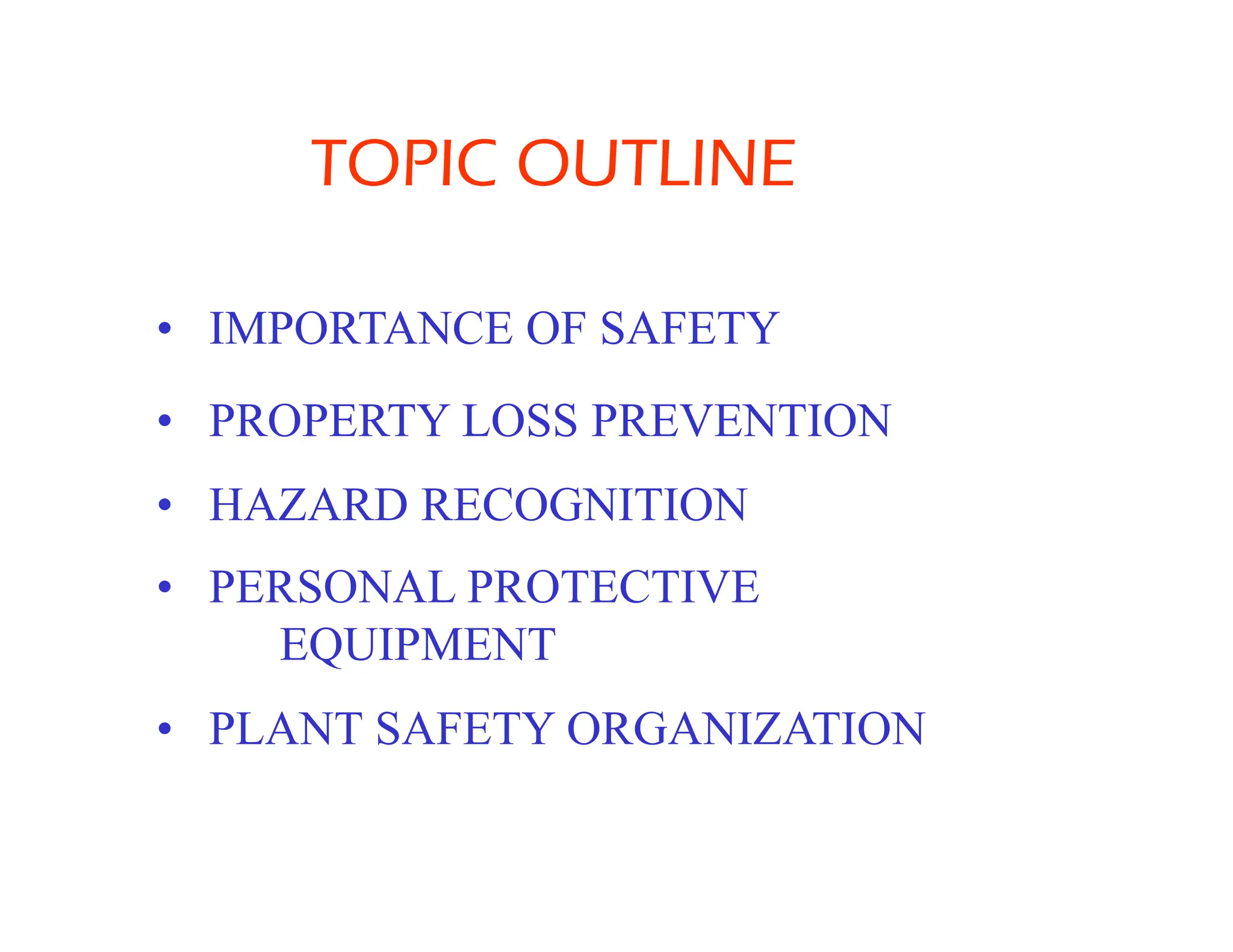Importance of Safety and How it Relates to Property Loss Prevention | PDF