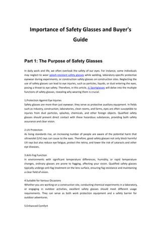Importance of Safety Glasses and Buyer.pdf
