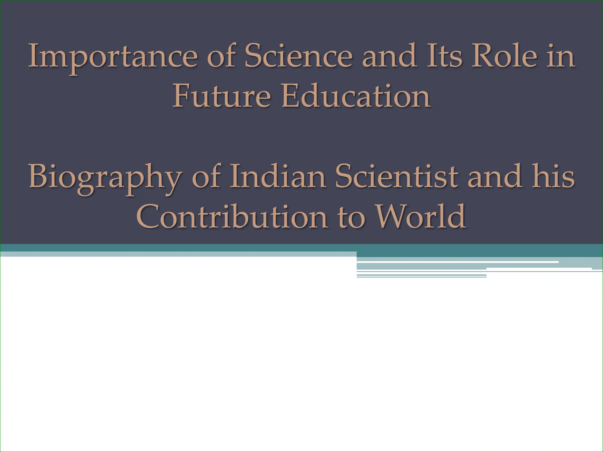 Importance of Science Education in India.pptx