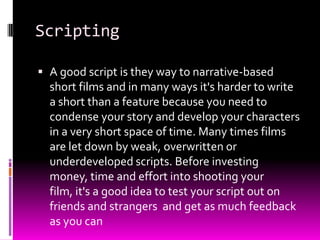 Importance of scripting | PPTX