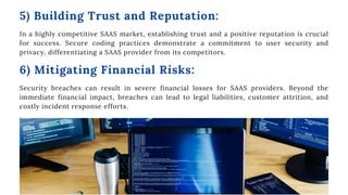 Importance Of Secure Coding Practices In Saas Software Development | PPT