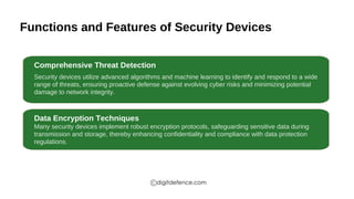 Importance of Security Devices in Networking | Digitdefence | PDF
