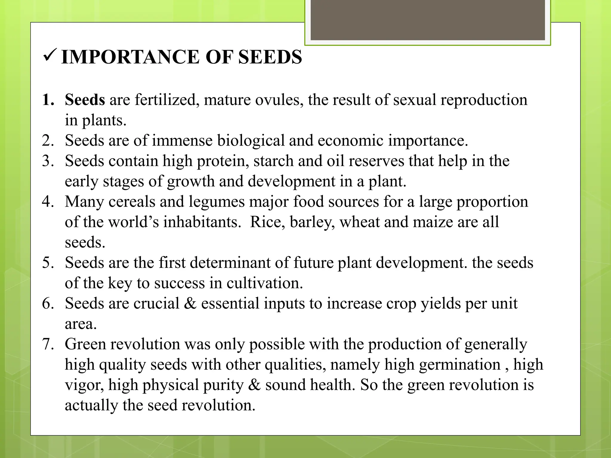 Importance of seed, seed structure & function ”.pptx