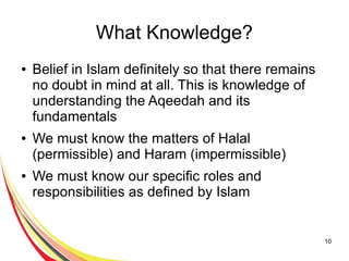 Importance of seeking knowledge in Islam | PDF