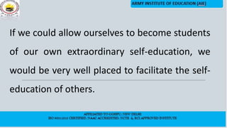 Importance of self awareness for teachers | PPTX