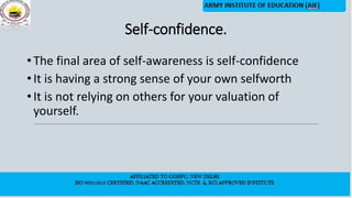 Importance of self awareness for teachers | PPTX