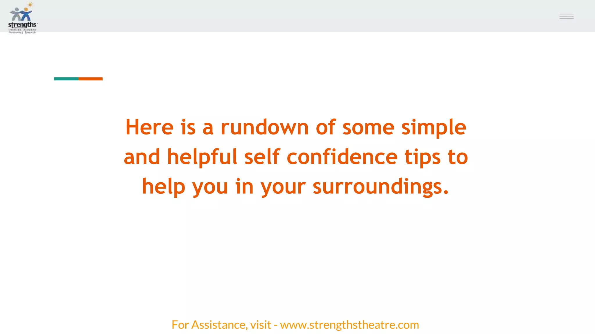 Importance of self confidence | PPTX