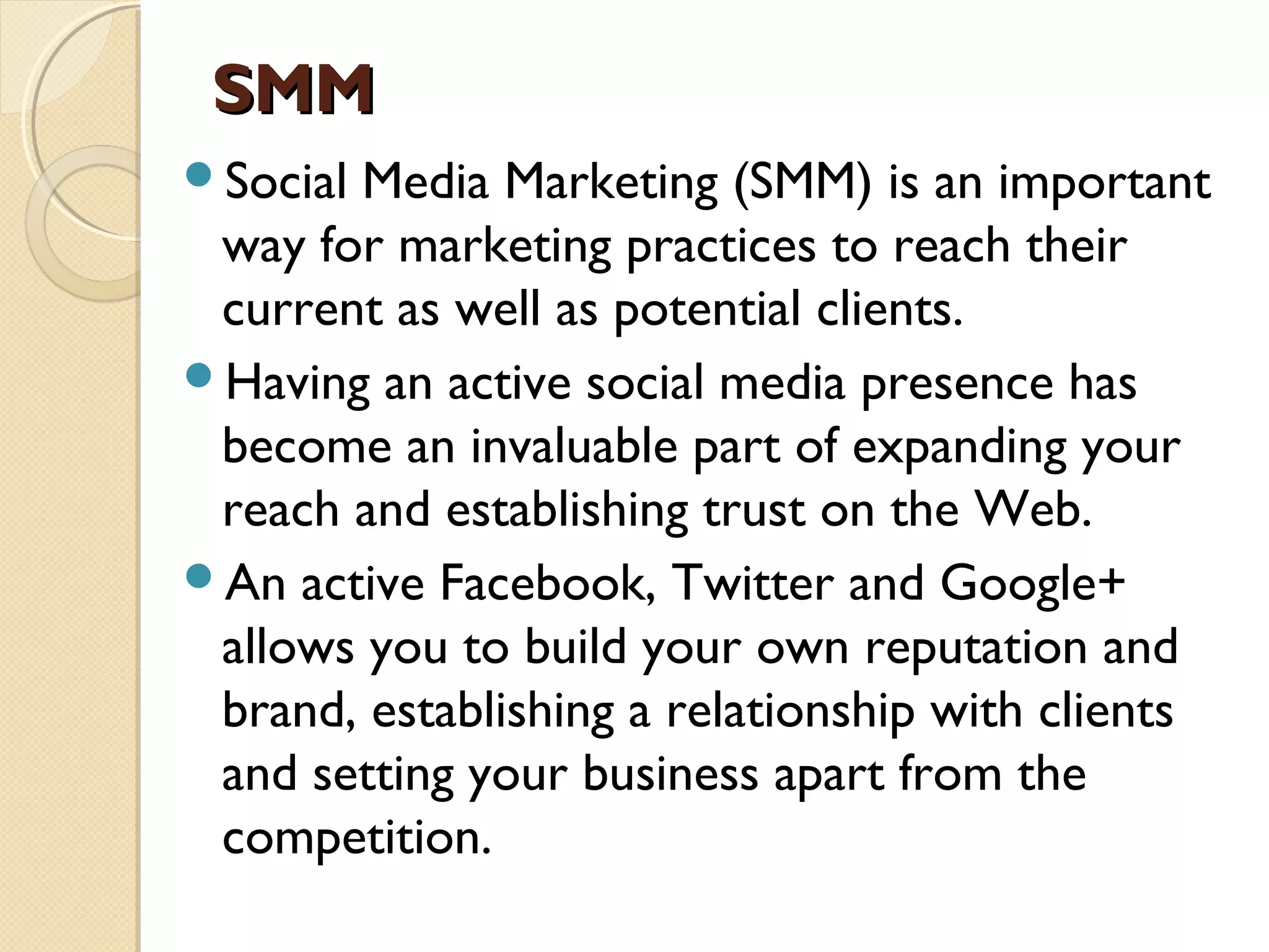 Importance of seo and sem | PPT