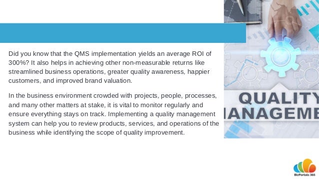 Importance of sharepoint to create QMS (Quality Management System) | PDF