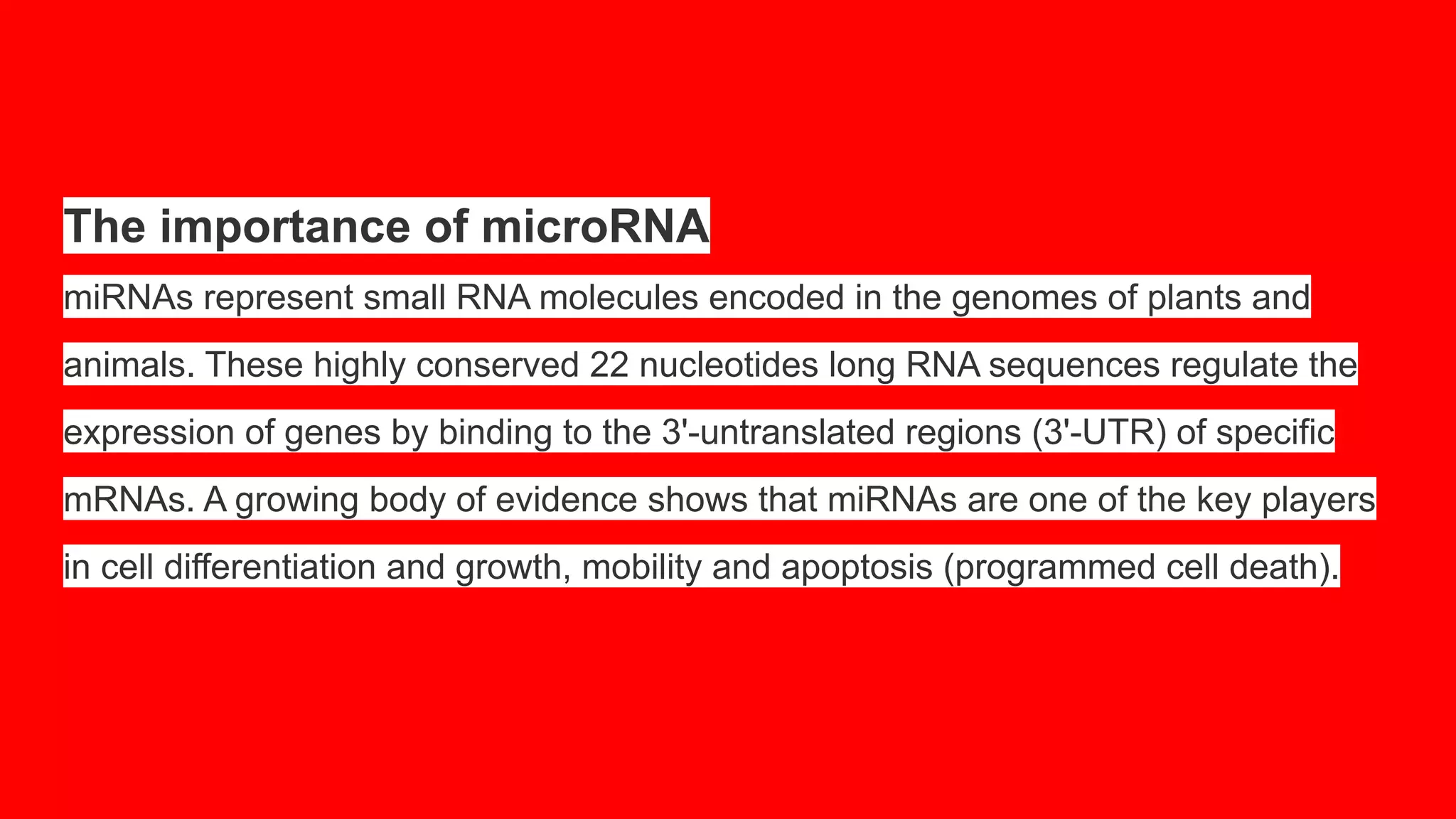 Importance of si rna and micro rna | PDF