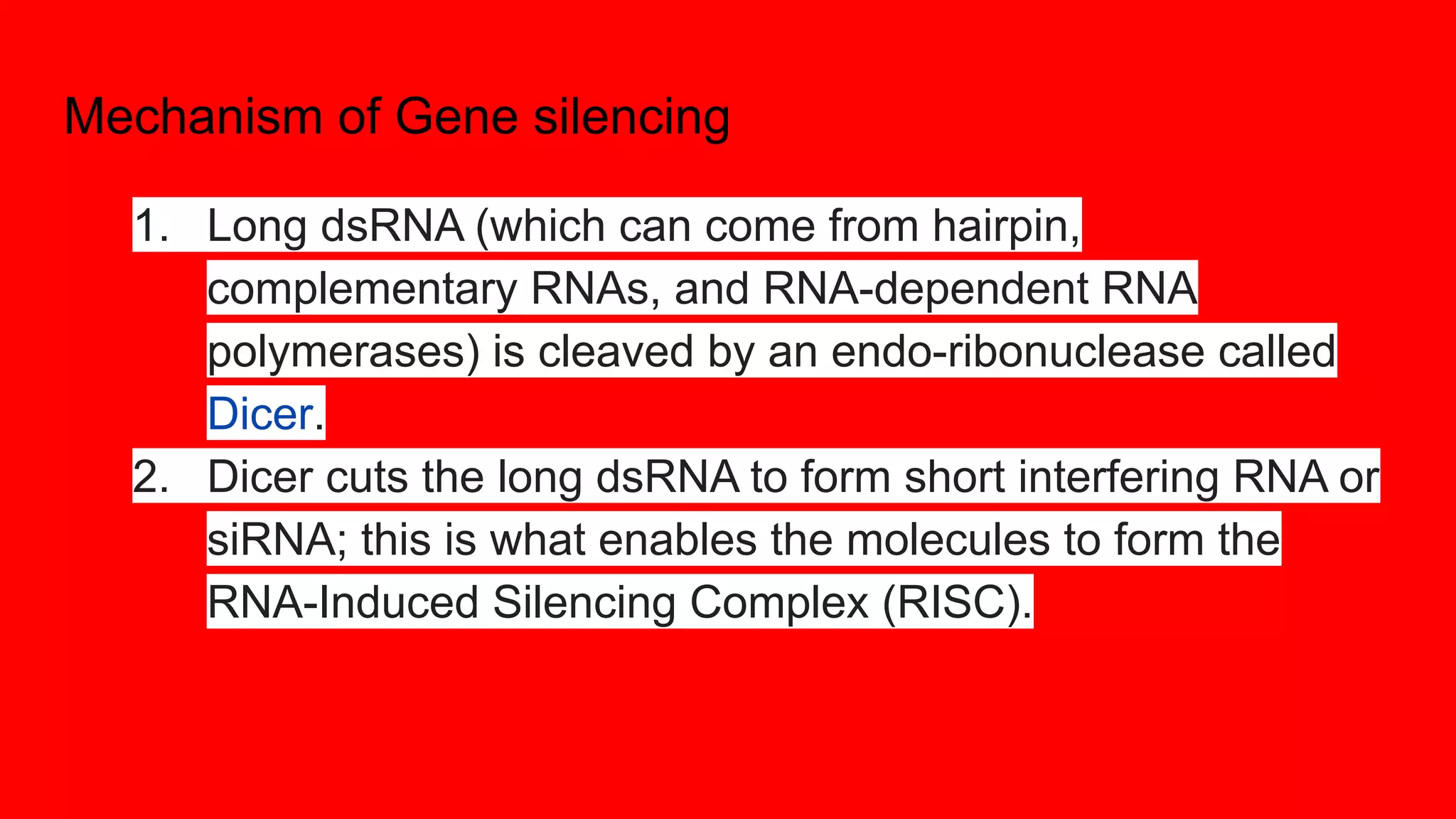 Importance of si rna and micro rna | PDF