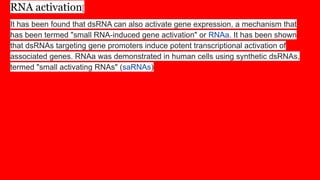 Importance of si rna and micro rna | PDF