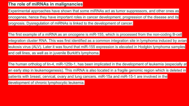 Importance of si rna and micro rna | PDF | Biological Sciences | Science