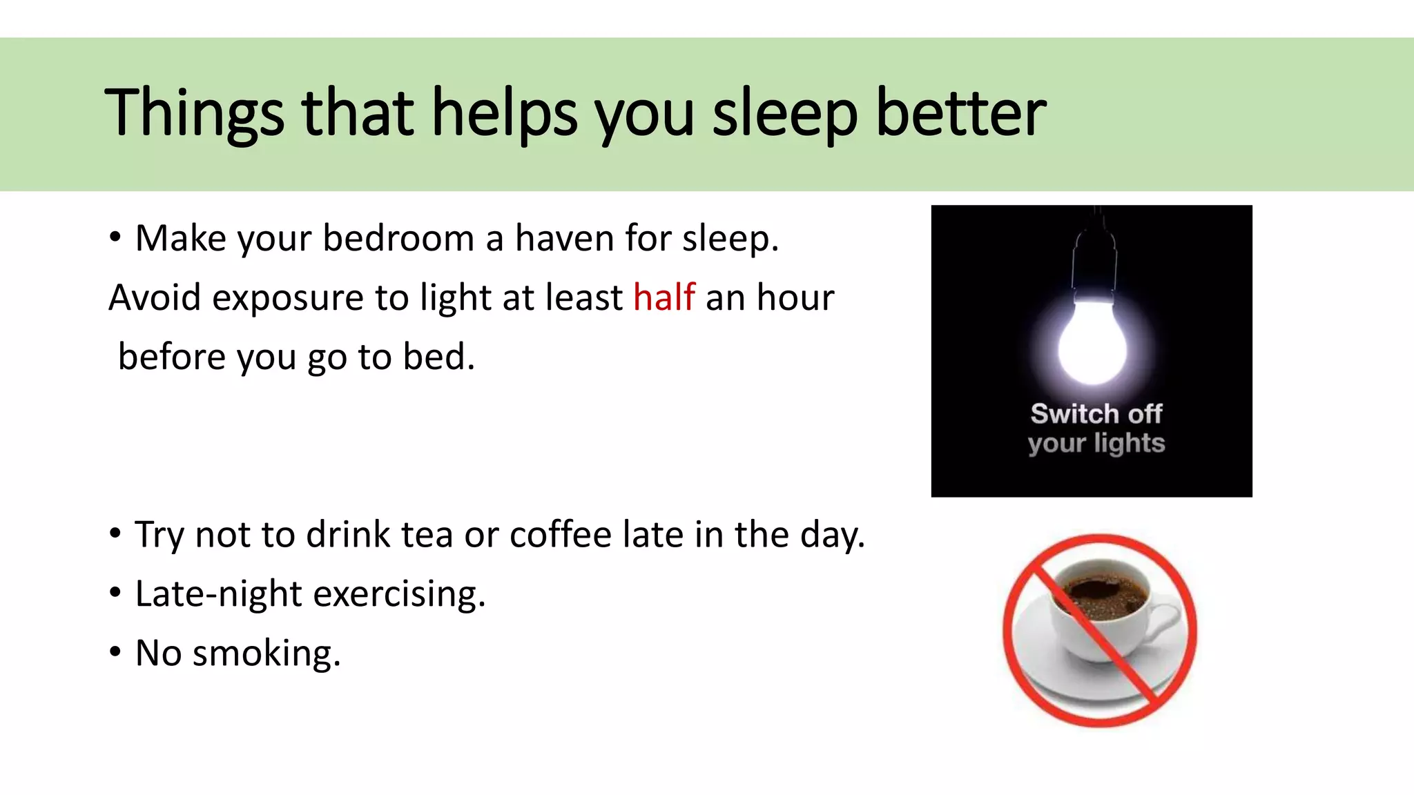 Importance of sleep | PPTX