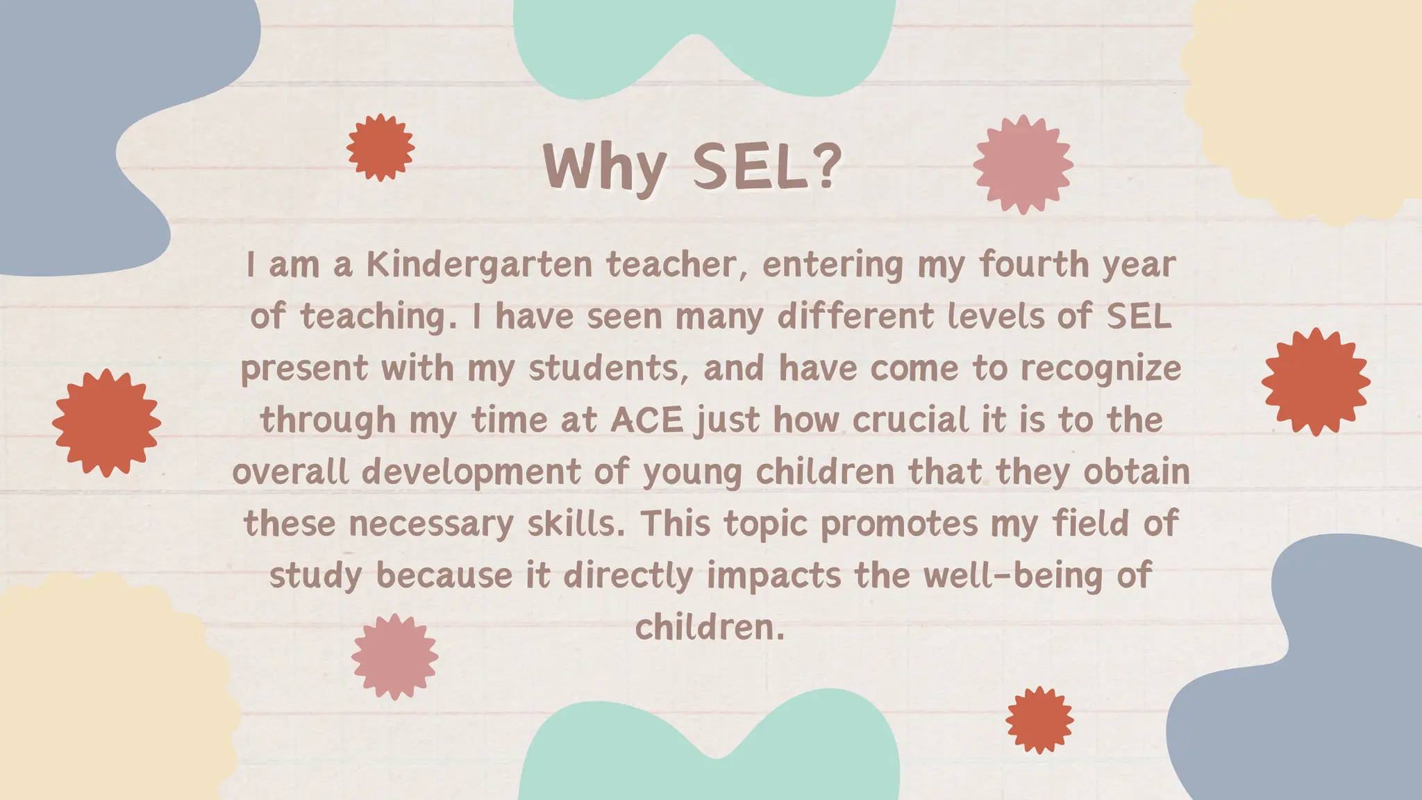 Importance of SEL in the early childhood classroom.pdf