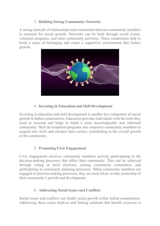 Importance of Social Growth and Development | PDF