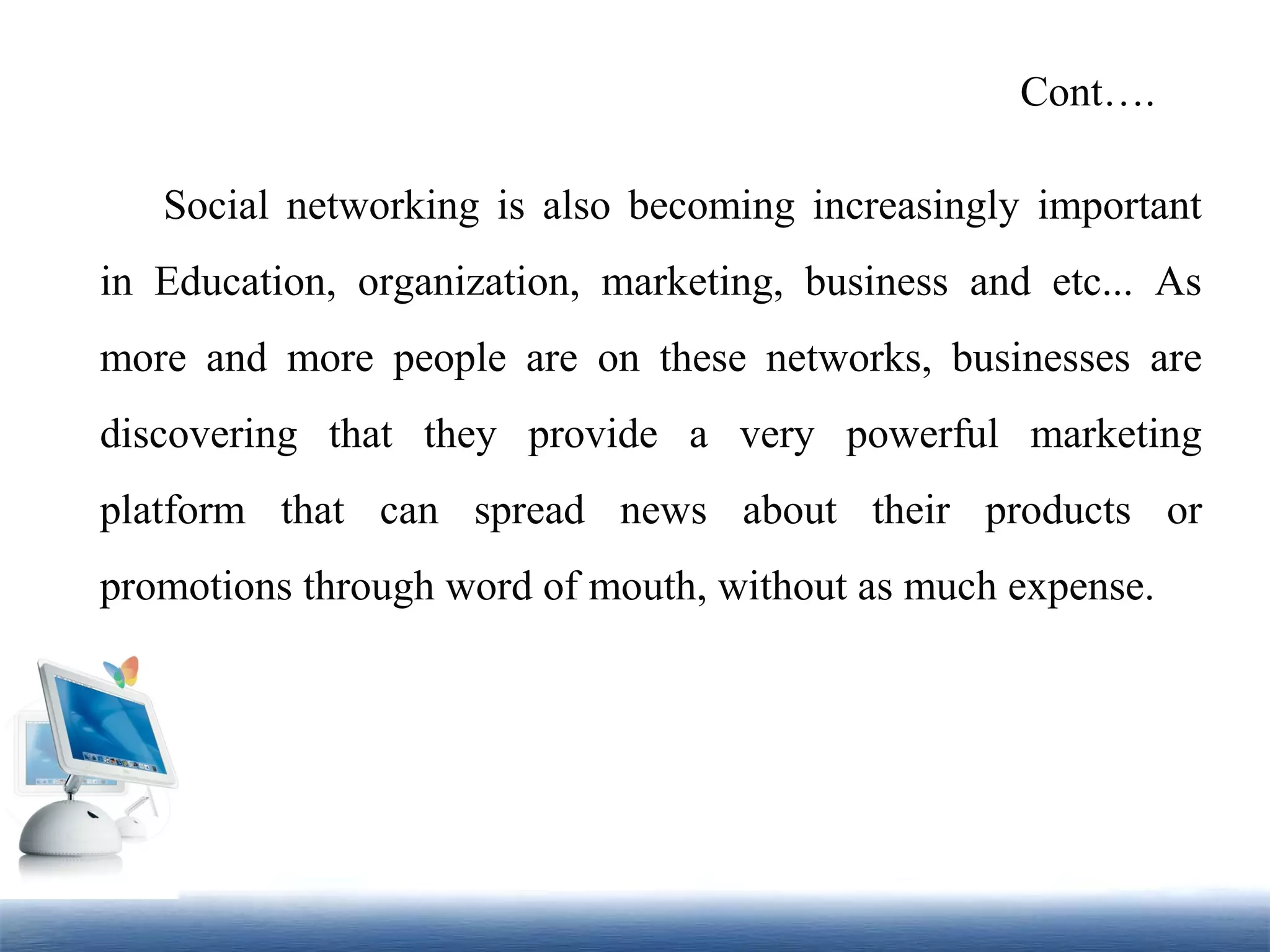 Importance of Social Networking Sites Importance of social networking ...