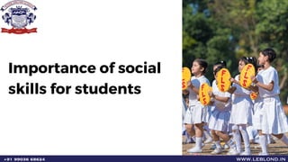 Importance of Social Skills for Students | PDF