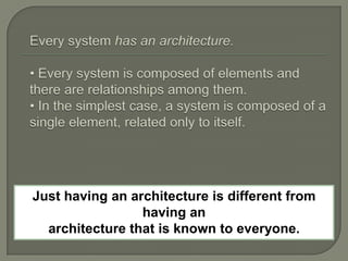Importance of software architecture | PPT