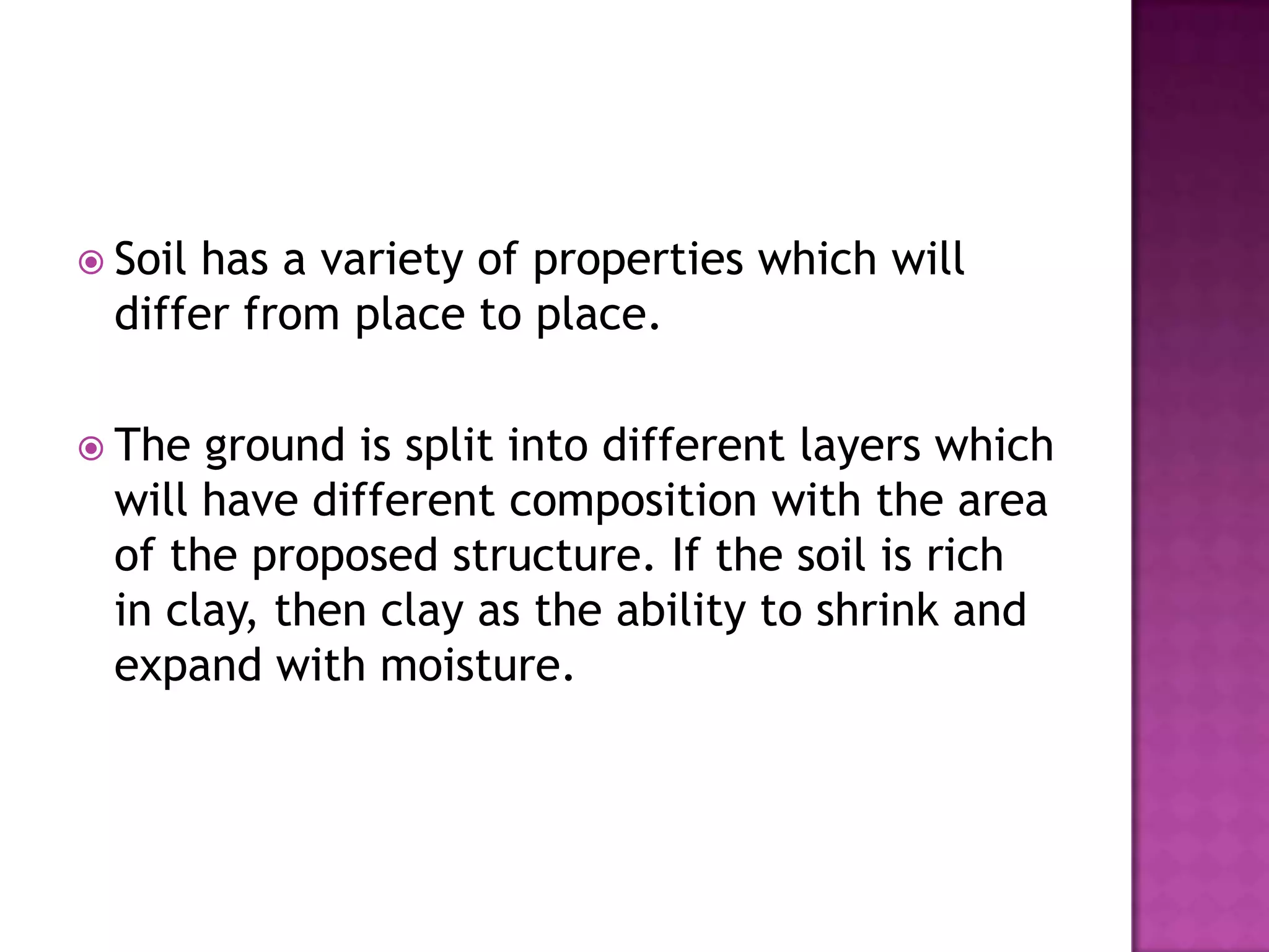 Importance of soil investigation process | PPTX