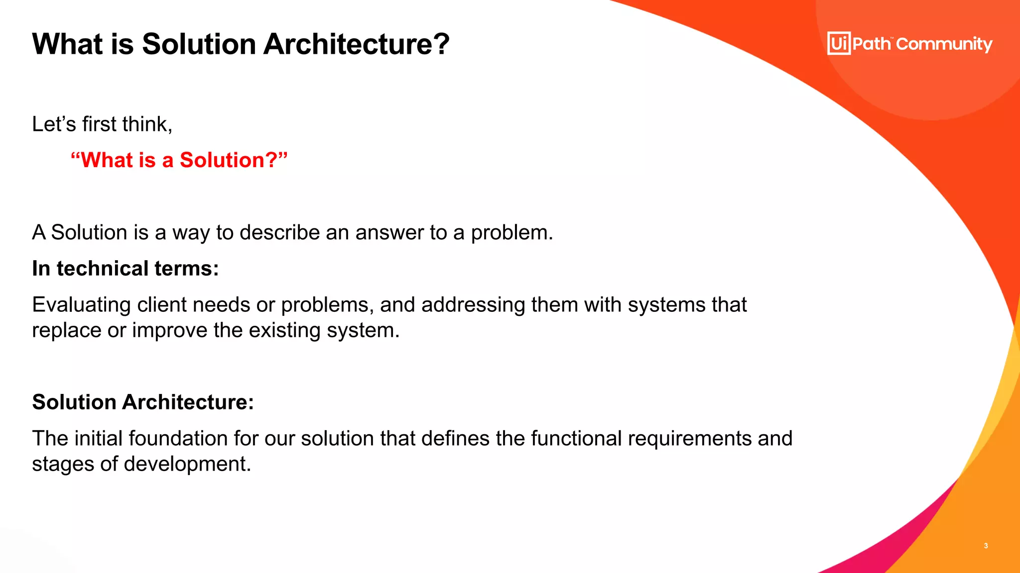 Importance of solution architecture | PPT