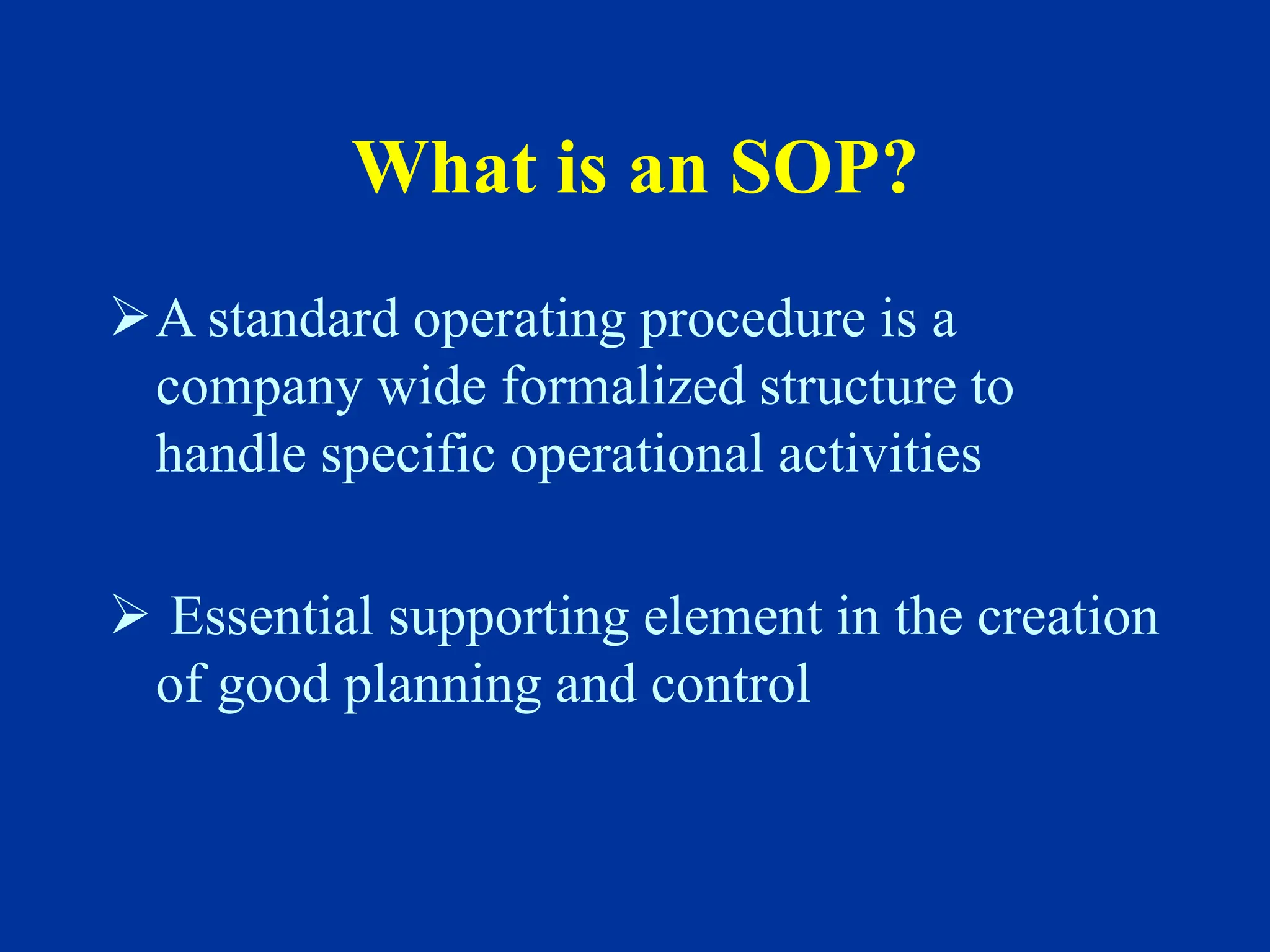 IMPORTANCE OF SOP for pharmaceutical.ppt