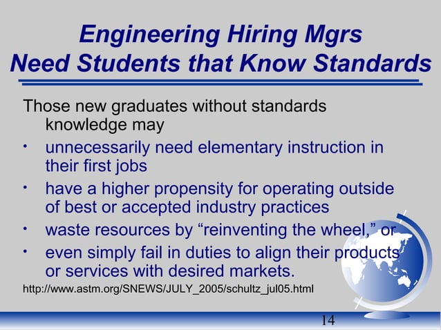 Importance of standards | PPT