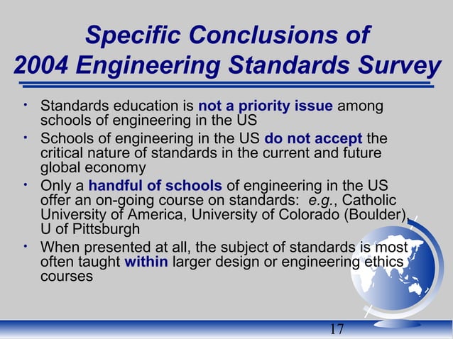 Importance of standards | PPT