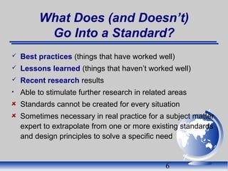 Importance of standards | PPT
