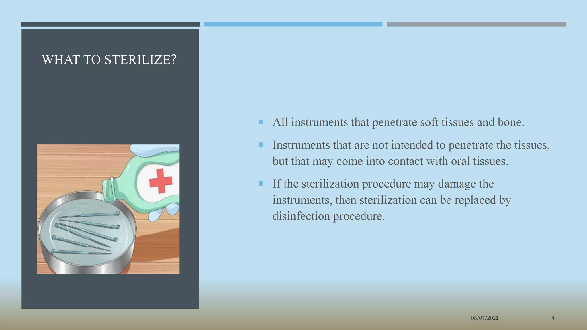 Importance of sterilization and its guidelines | PPTX