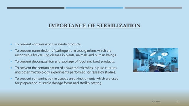 Importance of sterilization and its guidelines | PPTX | Infectious Diseases | Diseases and ...