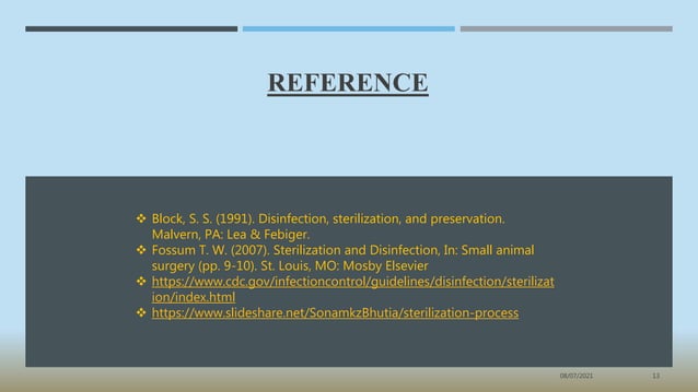 Importance of sterilization and its guidelines | PPTX | Infectious Diseases | Diseases and ...