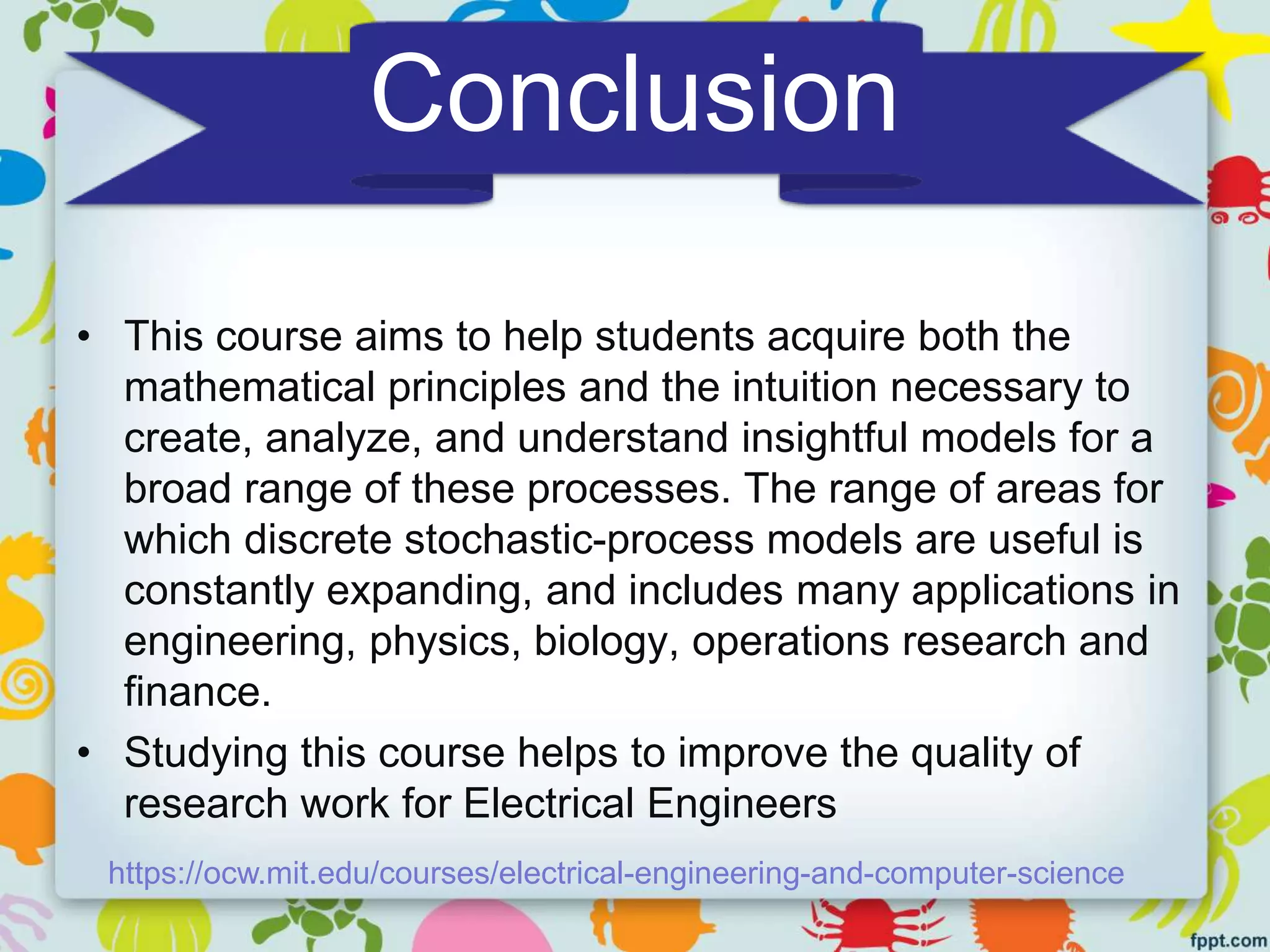 Importance Of Stochastic Process Ppt
