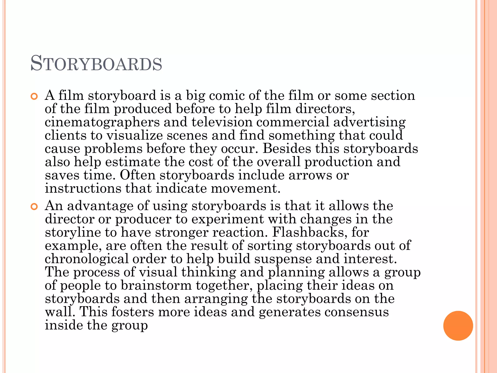 Importance of storyboard | PPTX