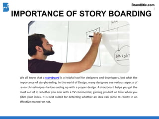 What is Importance of Storyboarding | PPT