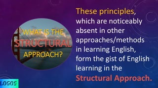 Importance of Structure in Learning the English Language | PDF