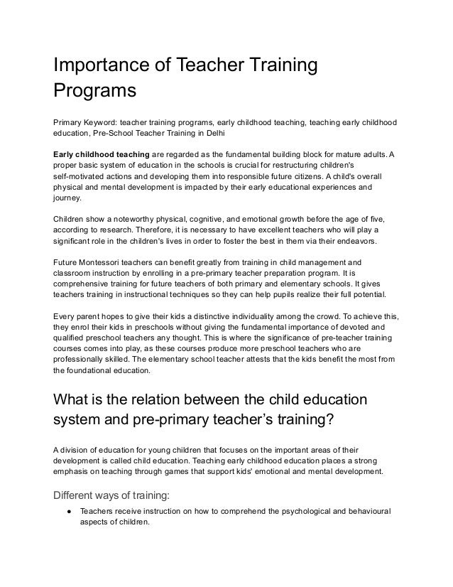 Importance of Teacher Training Programs.pdf