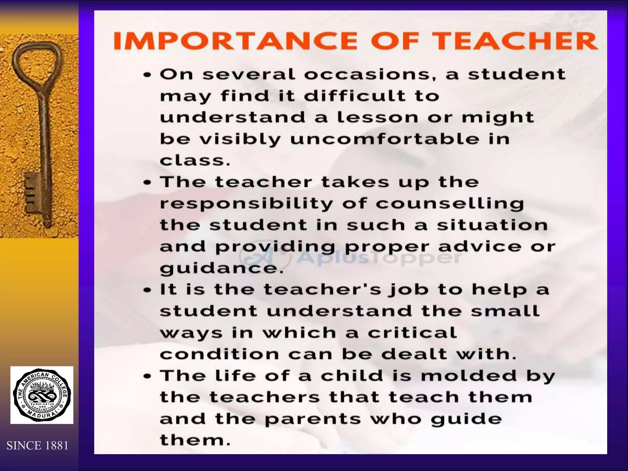 Importance of Teaching Skills : Reaching the Unreached | PPTX