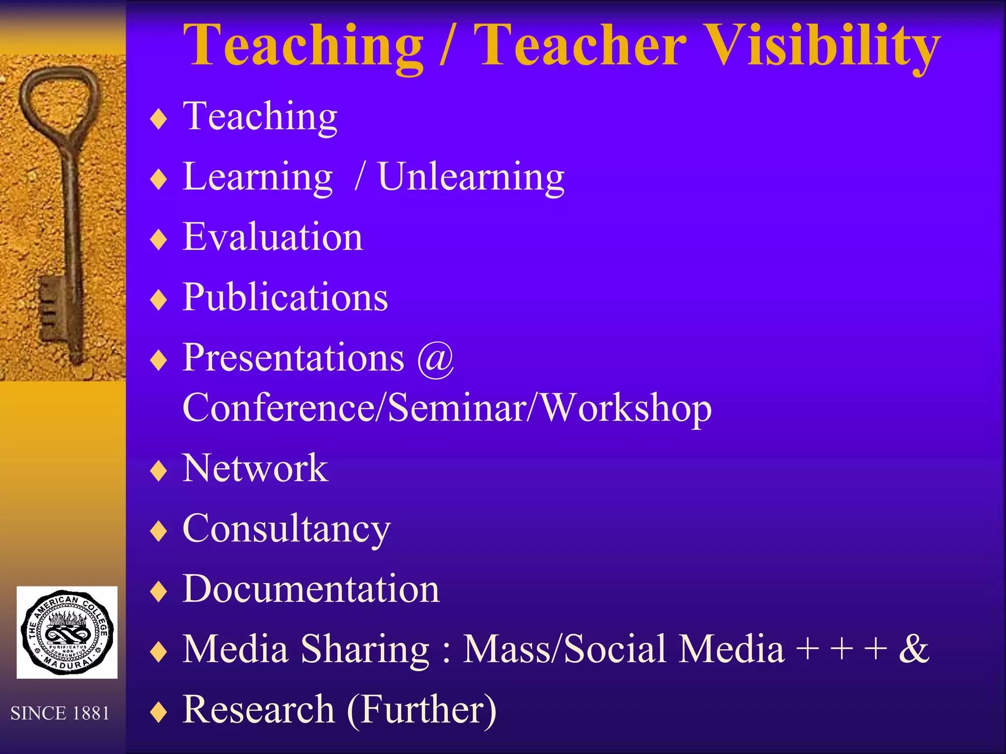 Importance of Teaching Skills : Reaching the Unreached | PPTX