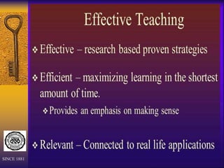 Importance of Teaching Skills : Reaching the Unreached | PPTX