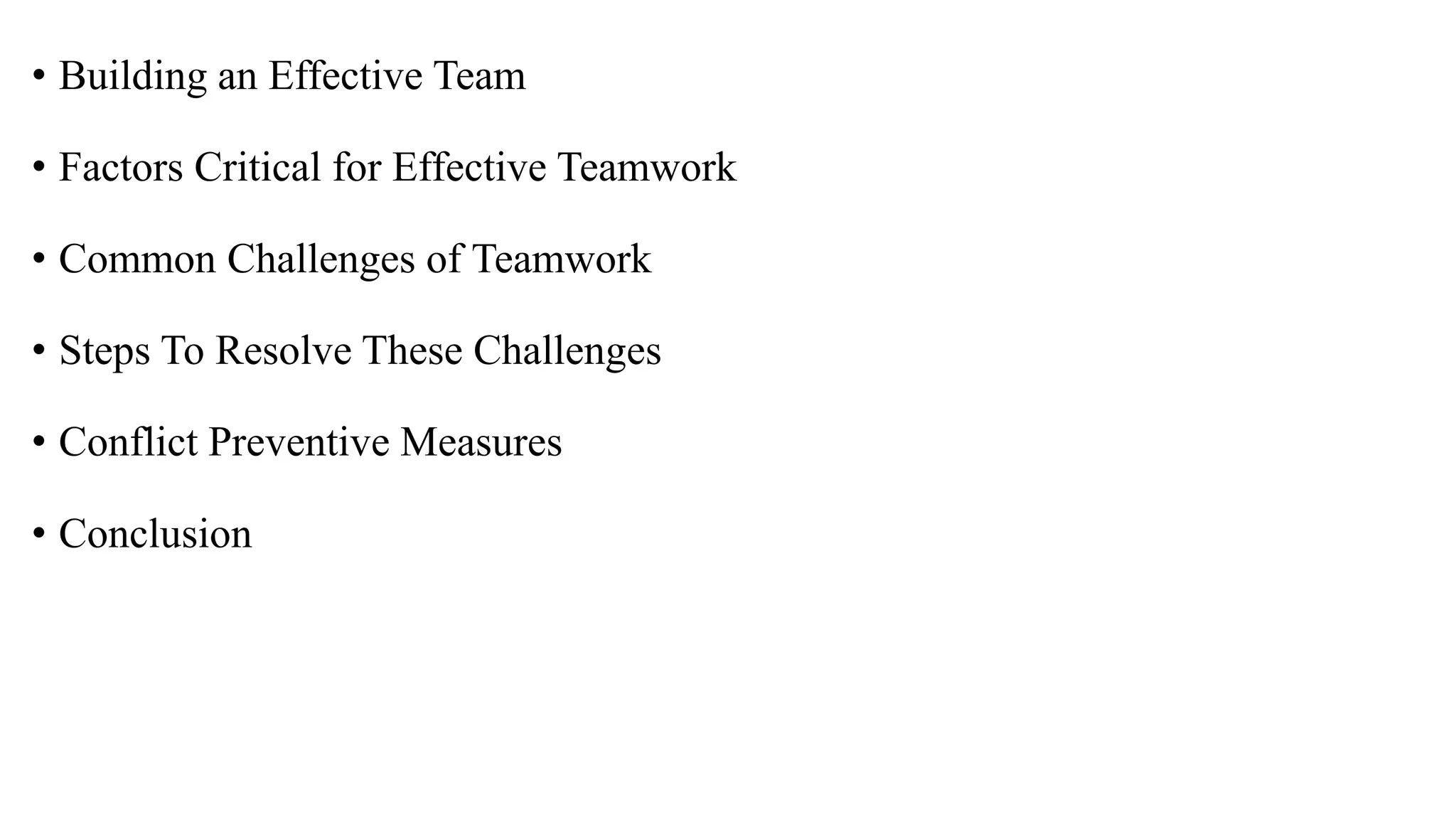 Importance of teamwork | PPTX