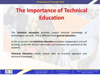 Importance of technical education | PPTX