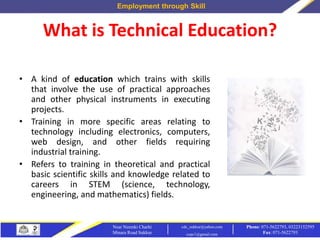 Importance of technical education | PPTX