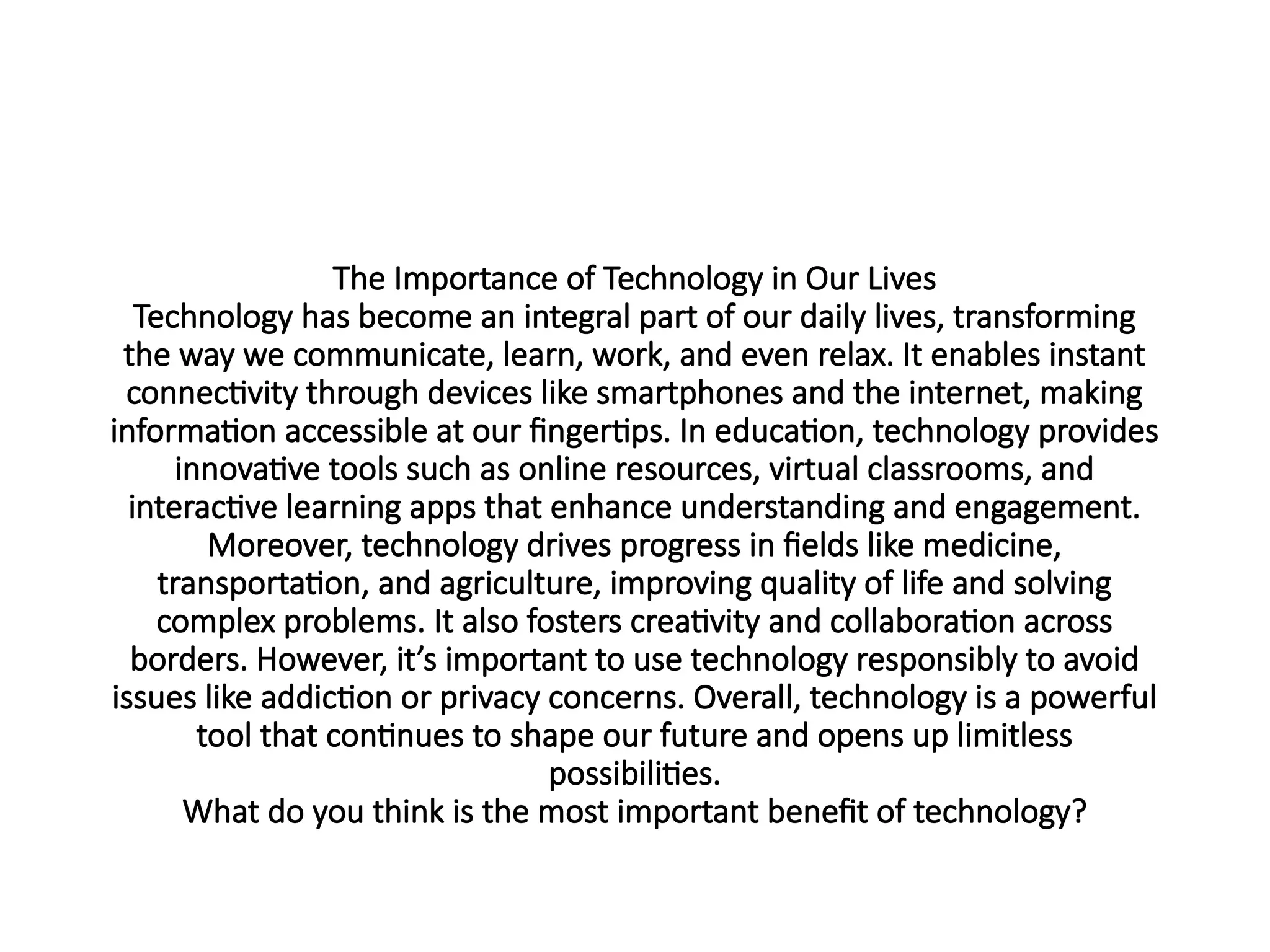 Importance of Technology in Our Lives.pptx