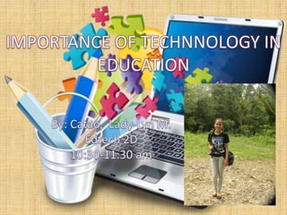 Importance of technology in education | PPT