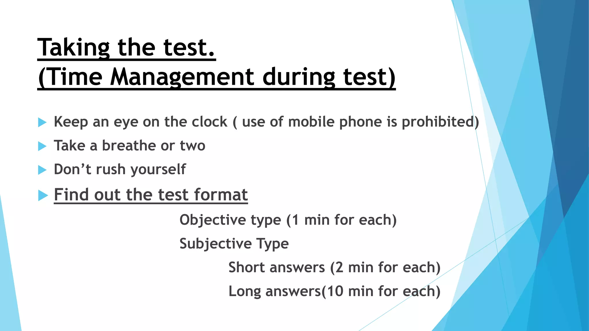 Importance of test | PPTX