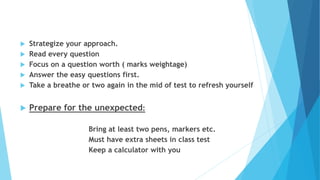 Importance of test | PPTX